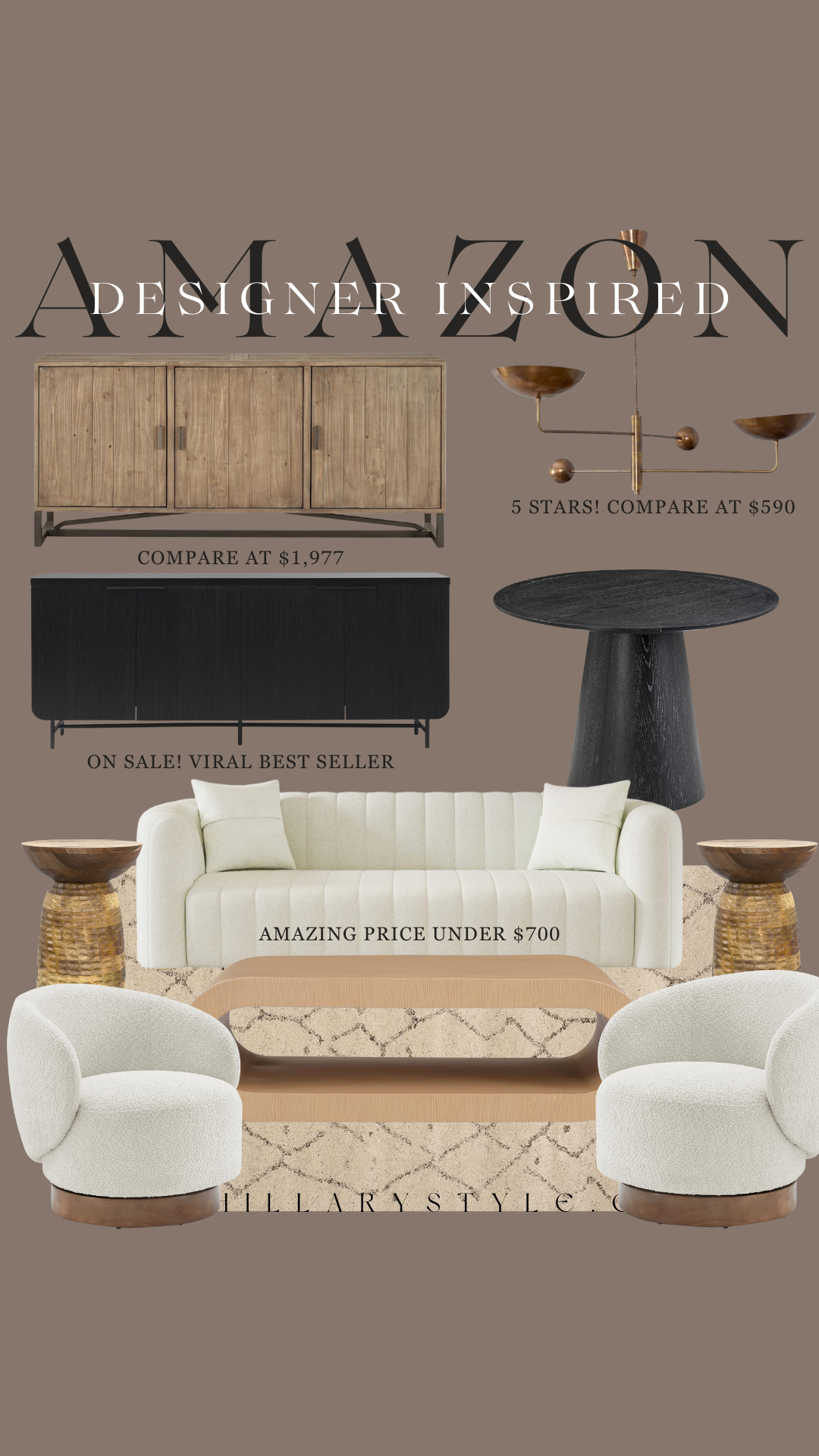 AMAZON Styling Your Space - The Hillary Style